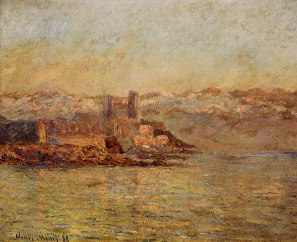 Claude Monet Antibes and the Maritime Alps Oil Painting ...