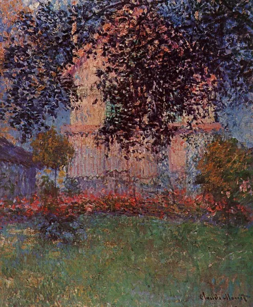 Claude Monet Monet's House in Argenteuil Oil Painting - ClaudeMonetArt.org