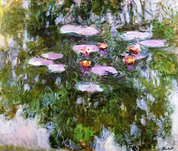 Claude Monet Water-Lilies 7 Oil Painting - ClaudeMonetArt.org